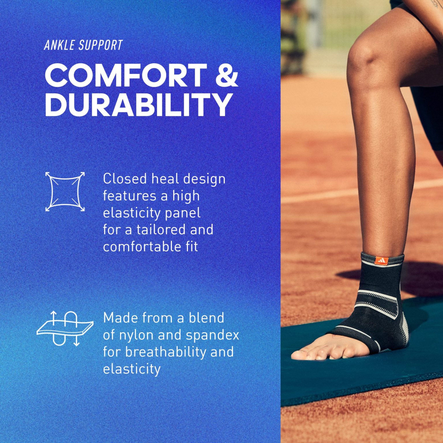 Adidas Ankle Support ADSU-12513BK-NL L/XL - Shah Sports